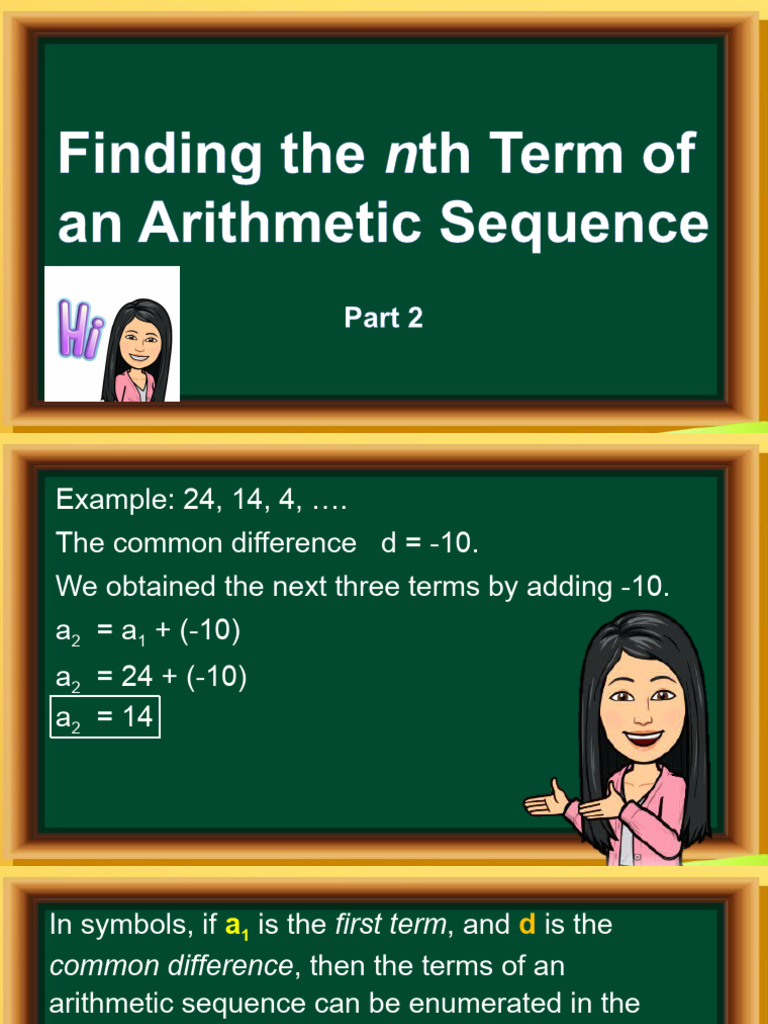 Module 2 Part 2 - The NTH Term of An Arithmetic Sequence | PDF | Mathematics