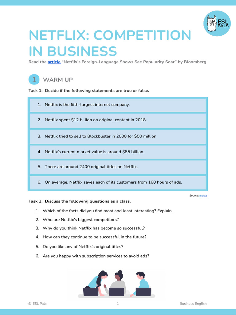 (SV) Netflix - Competition in Business | PDF