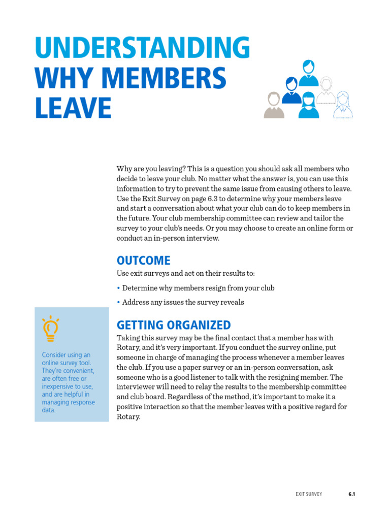 4 Understanding Why Members Resign en | PDF | Employee Retention | Communication