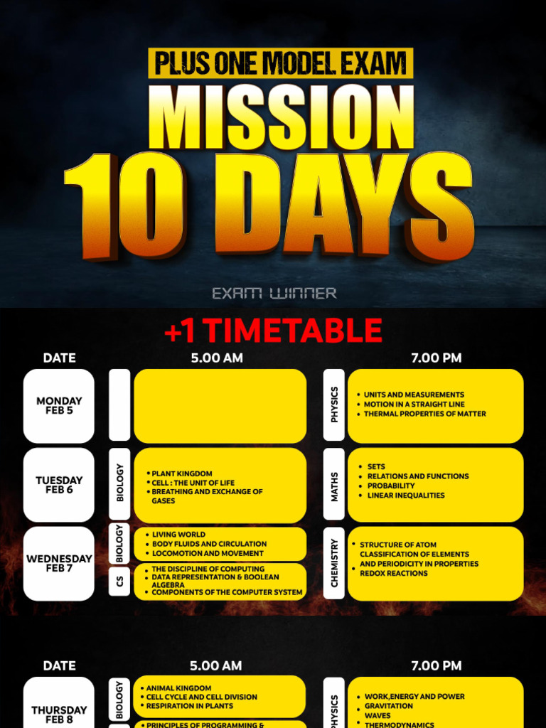 examwinner-plus-one-timetable-pdf