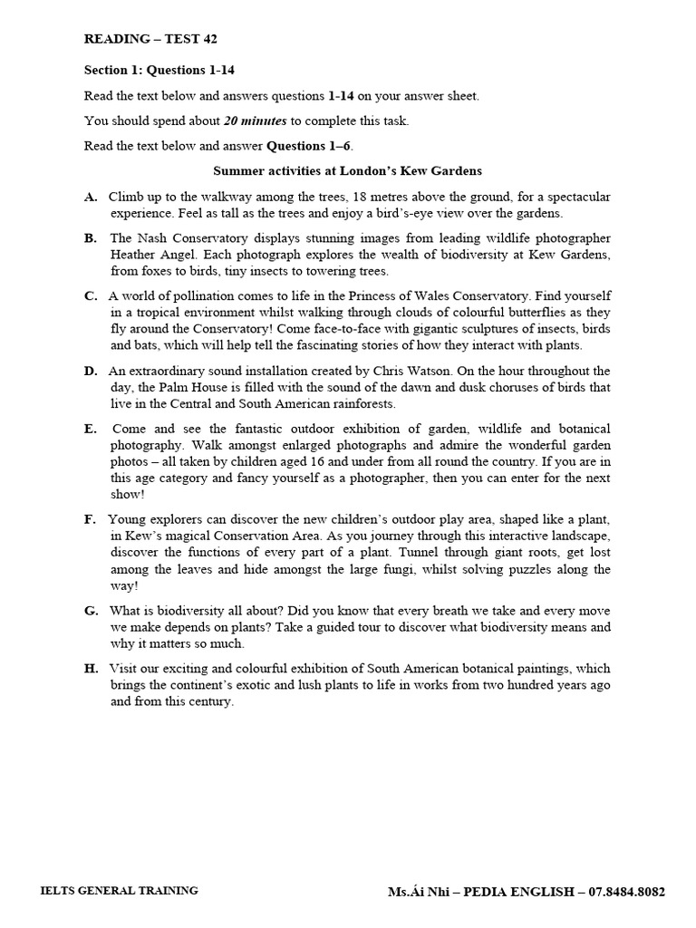 Reading GT - Test 42 - Mentor | PDF | Birds | Bird Migration