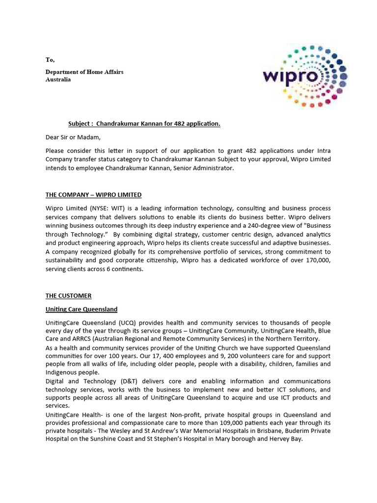 Wipro Roles and Responsilbilities | PDF | Computer Network | Computing