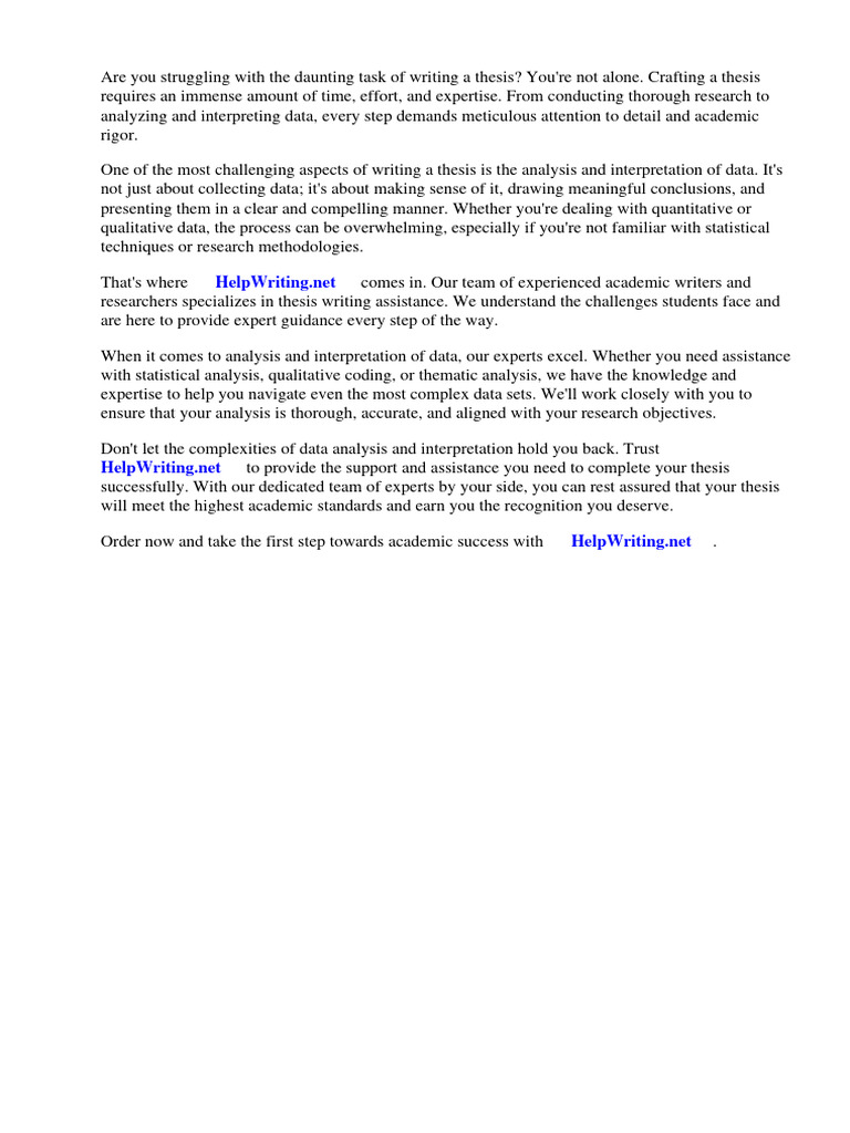 Sample Thesis Presentation Analysis and Interpretation of Data | PDF ...