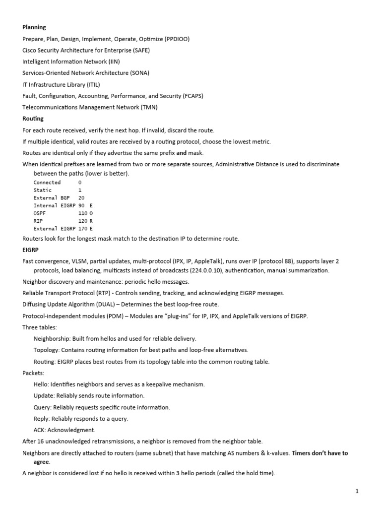 Route Notes | PDF | Routing | Ip Address