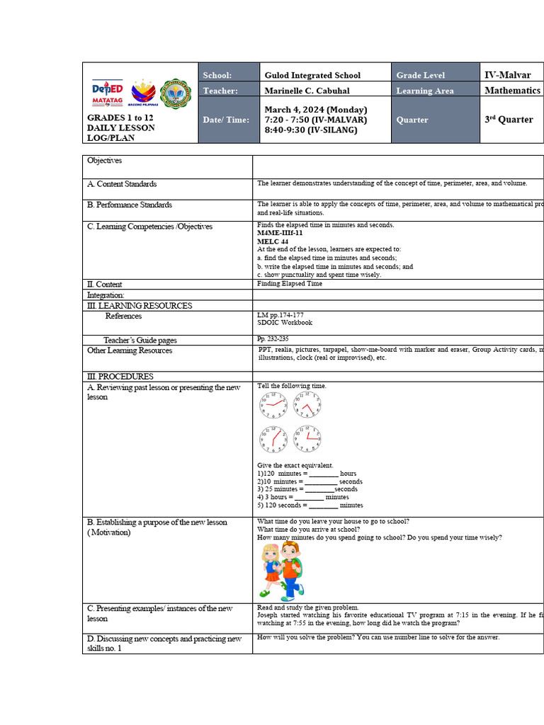 Math Iv | PDF | Learning | Teachers