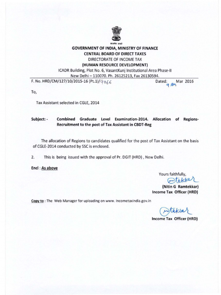 Ta Allocation of Regions | PDF