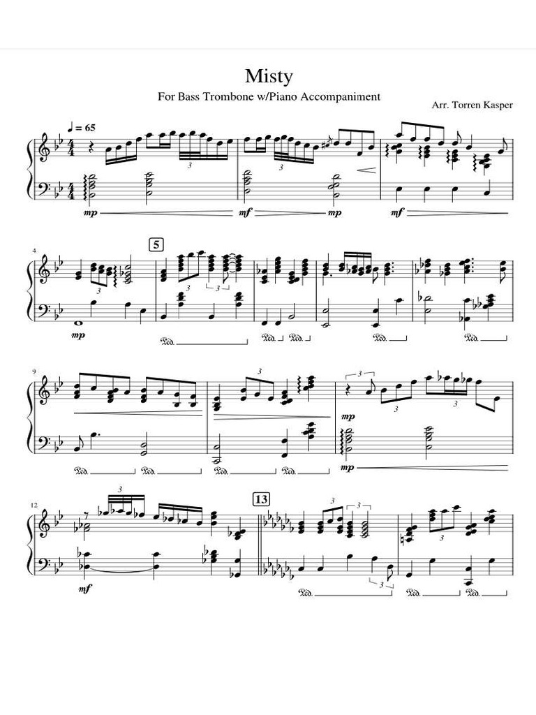 Misty (Piano) 1 | PDF