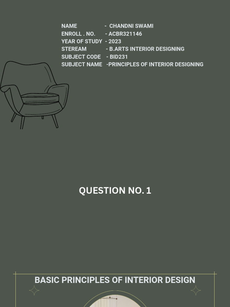 BID - 231 - PRINCIPLES OF INTERIOR DESIGN. - Compressed | PDF | Art