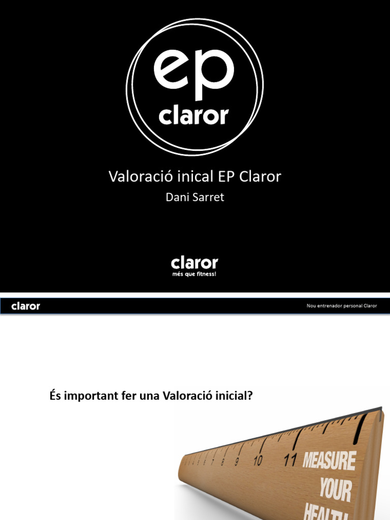 Presentació Dani Sarret EP Claror 24-02 | PDF