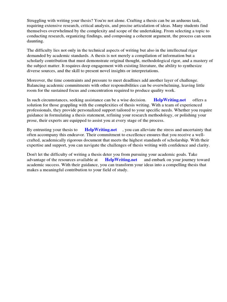 20 Thesis Statements | PDF | Essays | Thesis