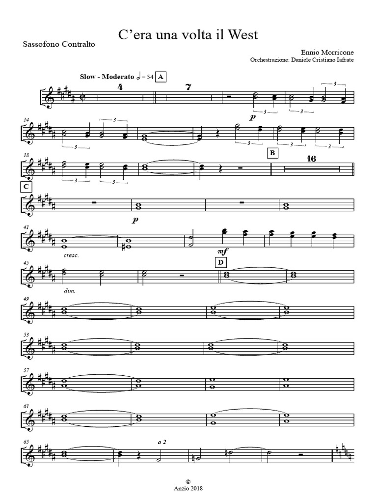 04 - West - Sassofono Contralto | PDF