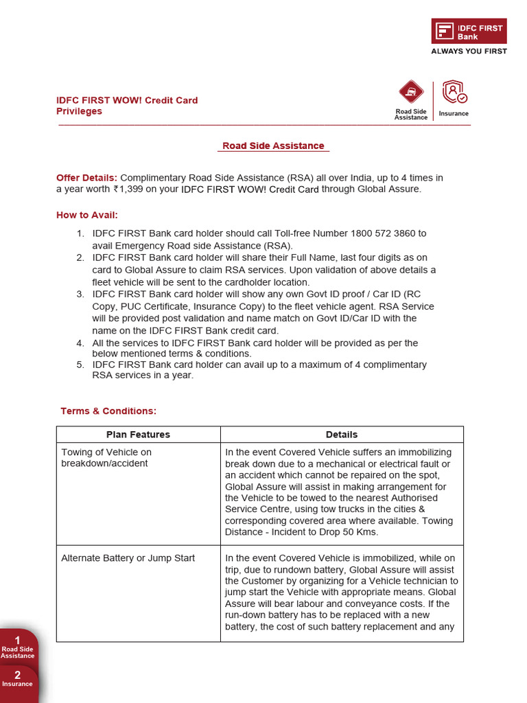 FIRST WOW Privileges | PDF | Insurance | Driving Under The Influence
