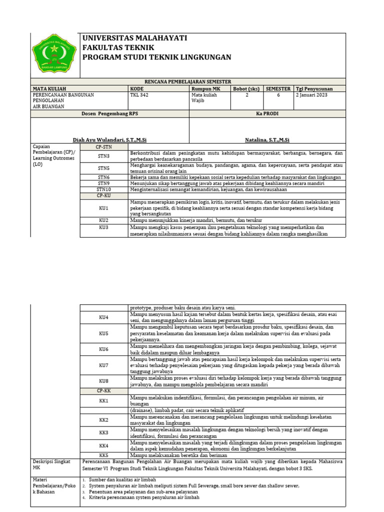 RPS - PB Pab TL | PDF | Seni