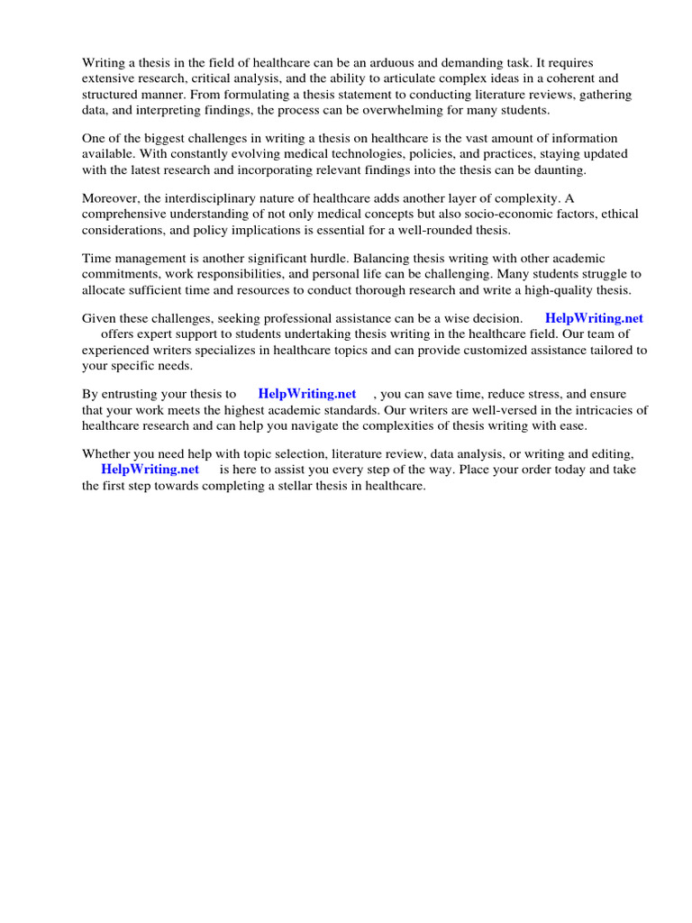 Thesis Health Care | PDF | Health Care | Health Equity Thesis Health Care | PDF | Health Care | Health Equity