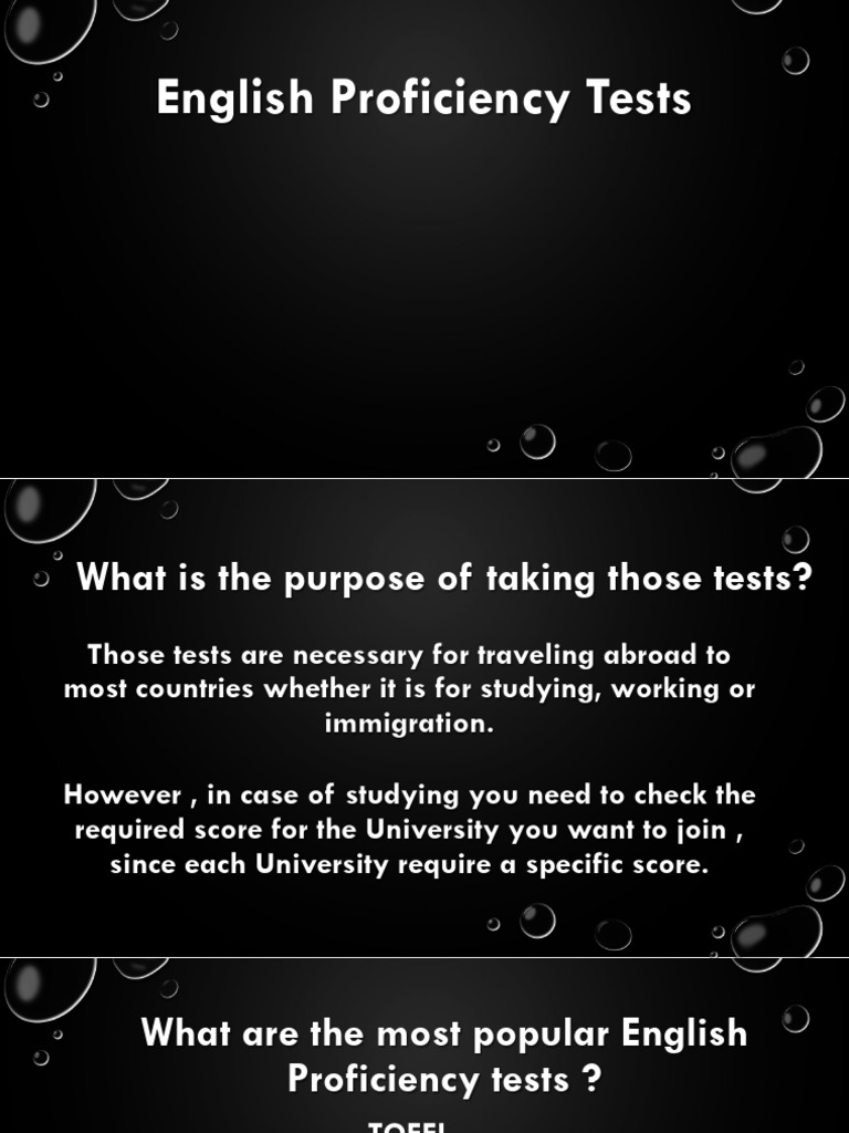 English Proficiency Tests | PDF | International English Language ... English Proficiency Tests | PDF | International English Language ...