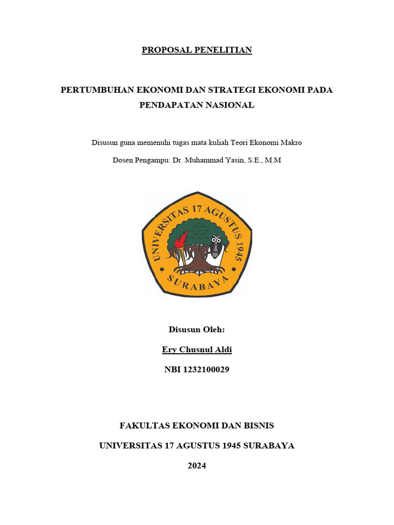 Ery Chusnul Aldi Proposal | PDF
