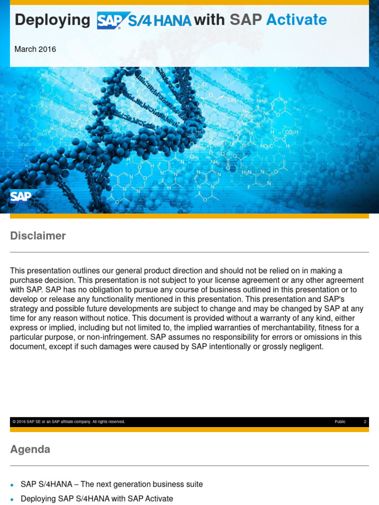 Deploying With SAP Activate | PDF | Cloud Computing | Business