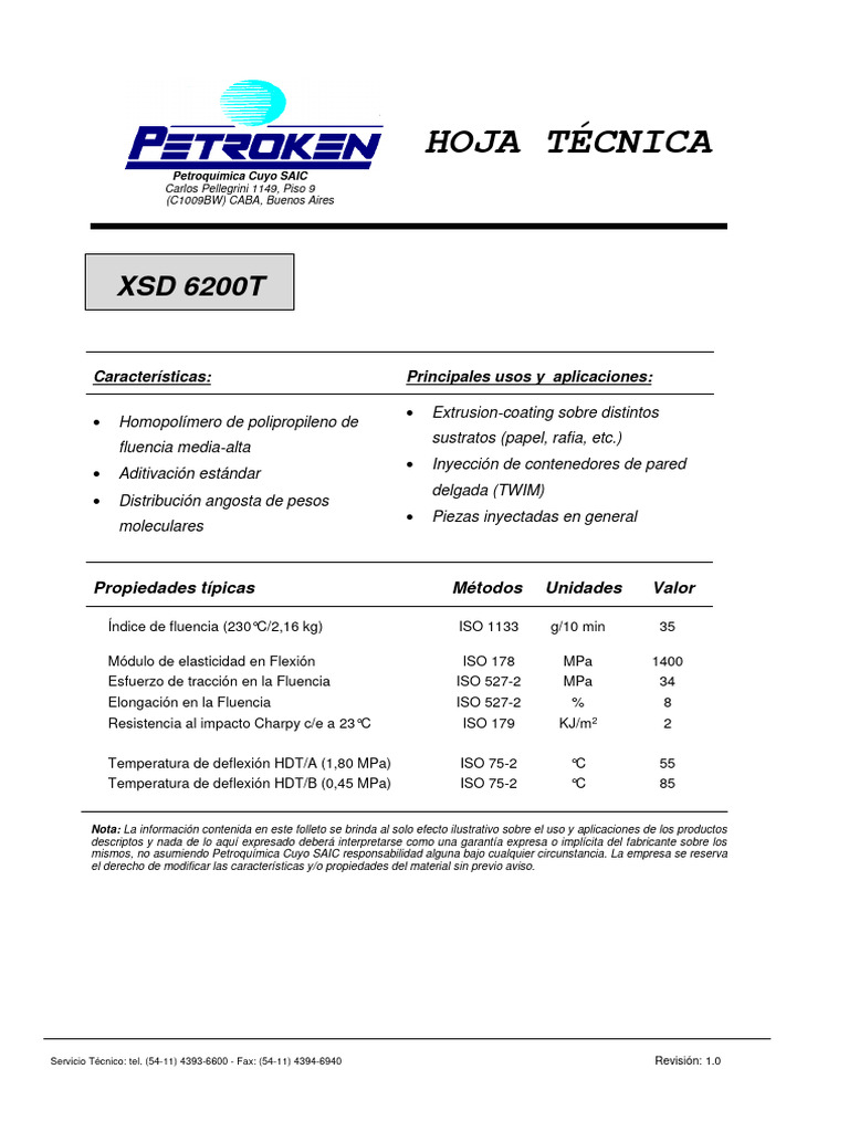 Cuyo XSD6200T | PDF | Combustibles | Combustión