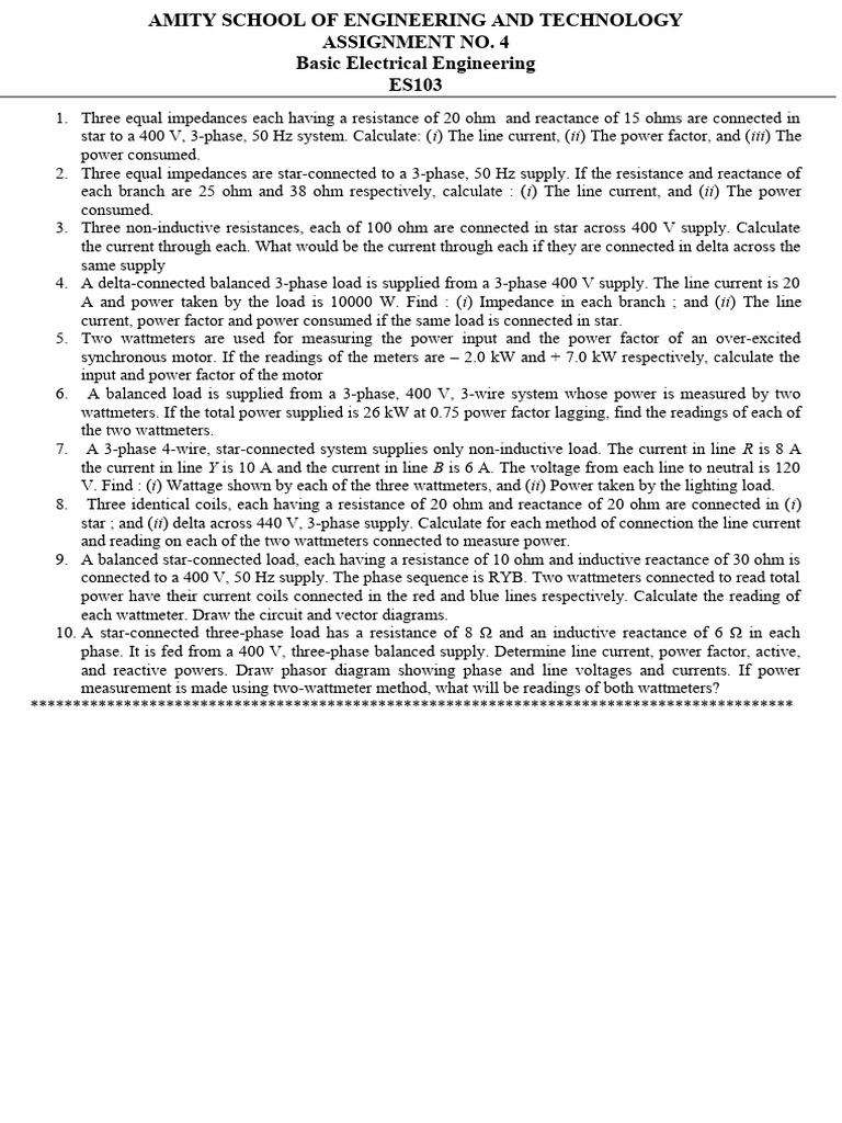 As 4 | Download Free PDF | Electrical Engineering | Physical Quantities