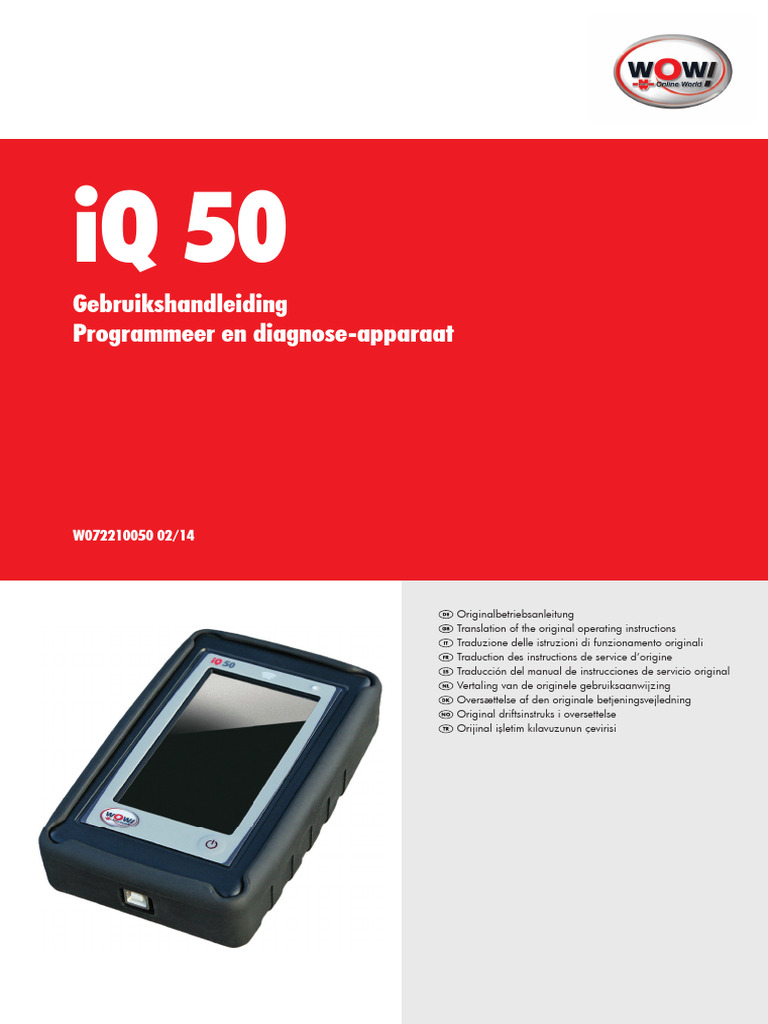 Manual - Iq50 WoW | PDF
