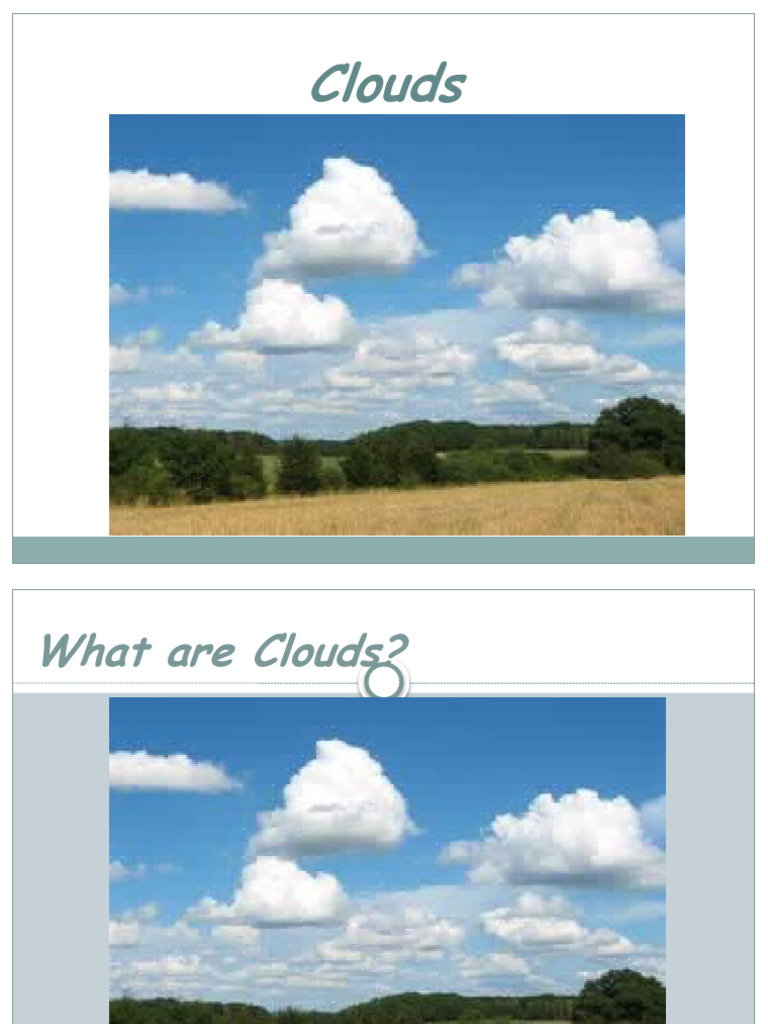 Clouds | PDF