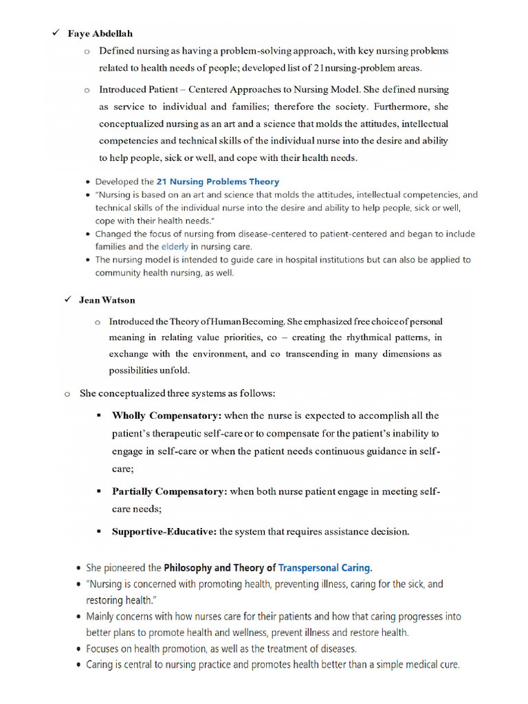 TFN Need Theories | PDF