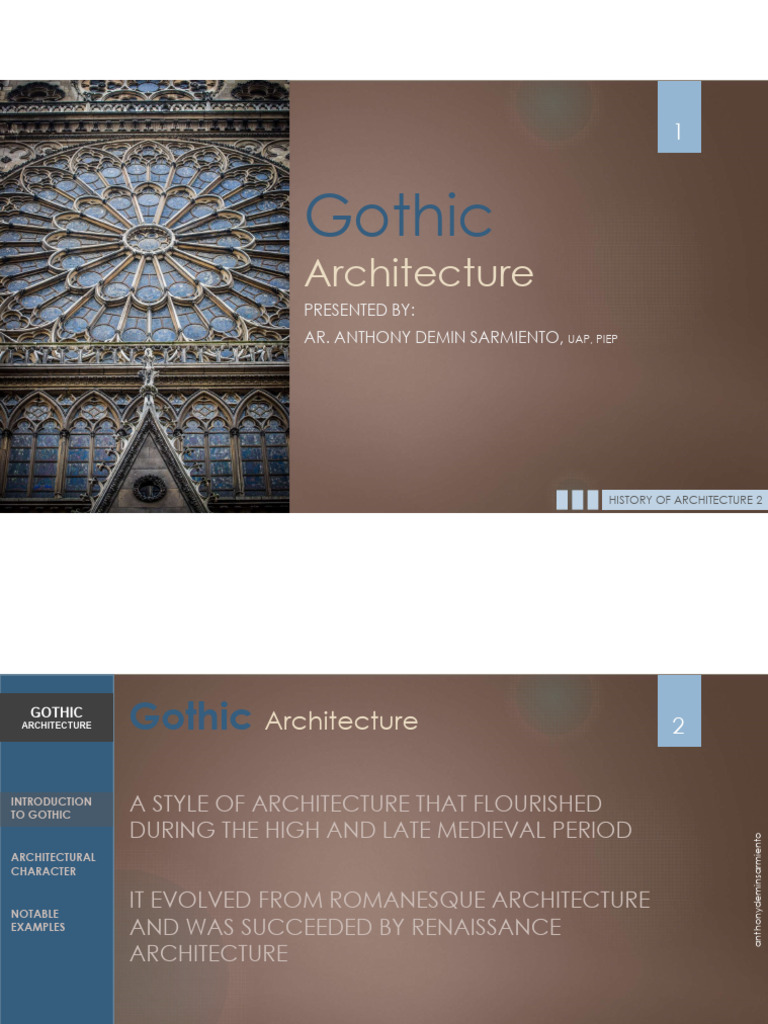 02 - Gothic Architecture | PDF | Gothic Architecture | Vault (Architecture)