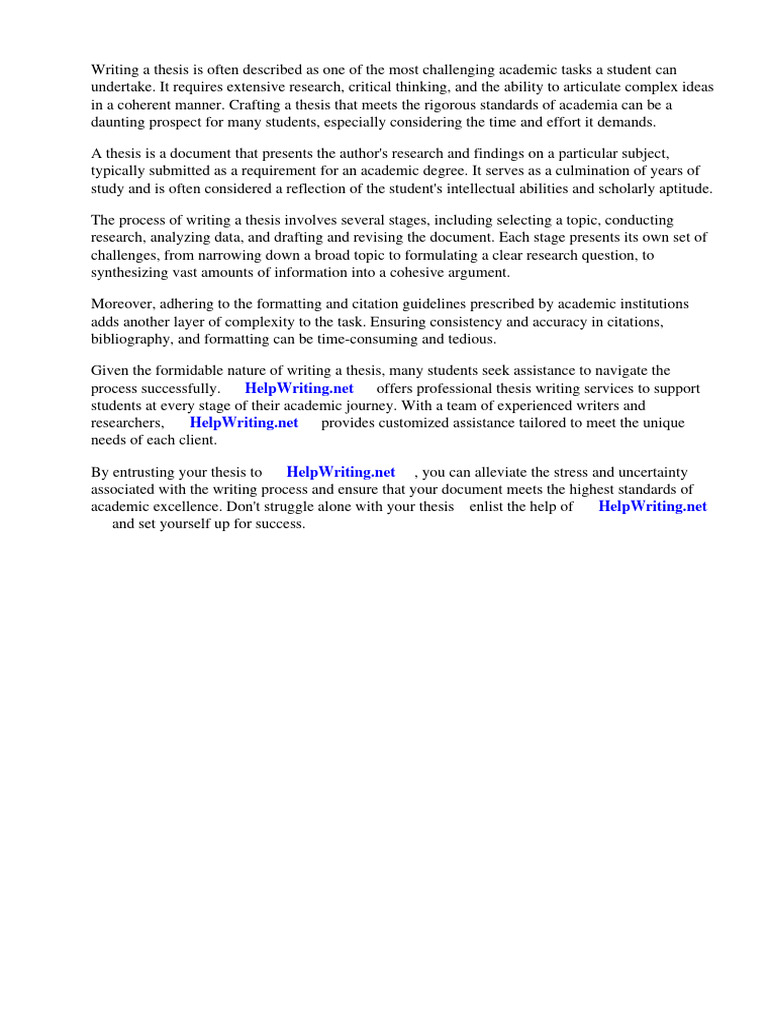 Thesis Definition Websters | PDF | Thesis | Essays