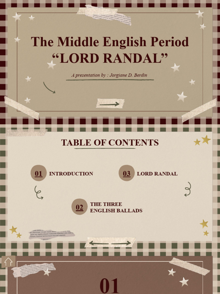 Lord Randal Presentation | PDF | Ballad | Poetry