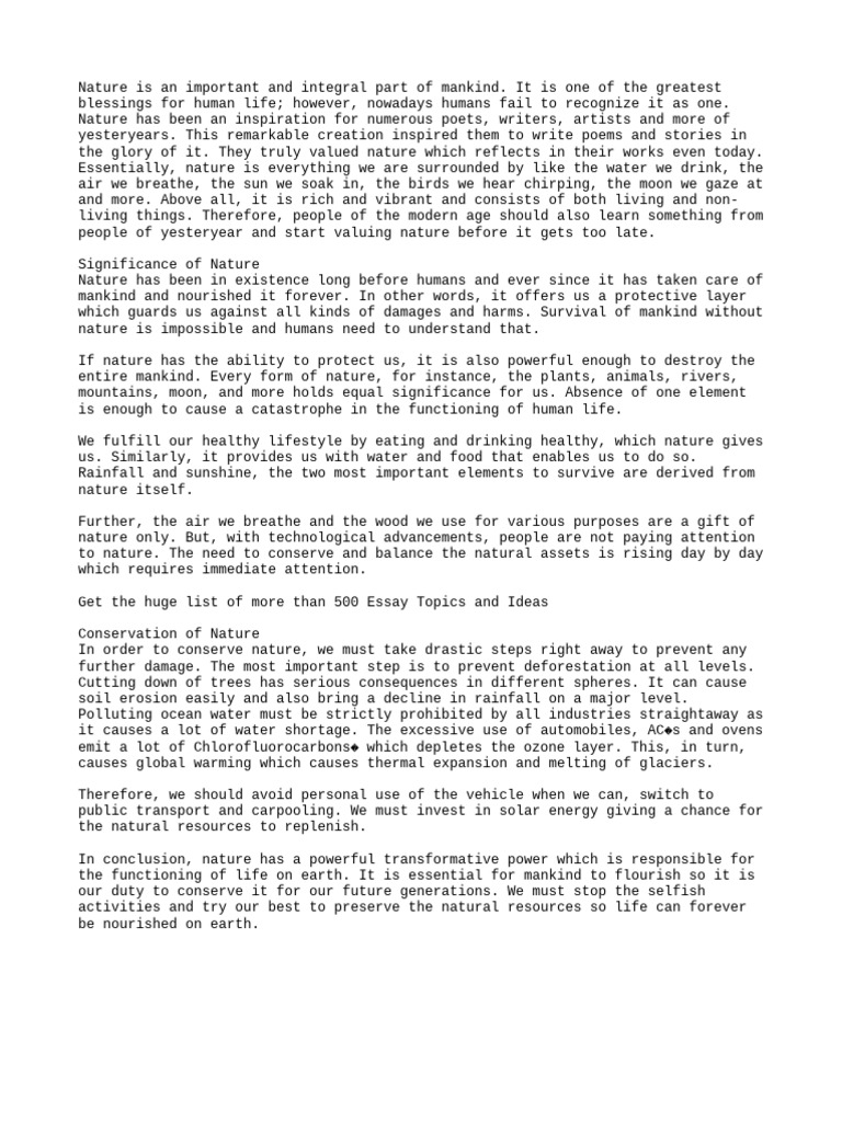 Nature Pdf Nature Earth