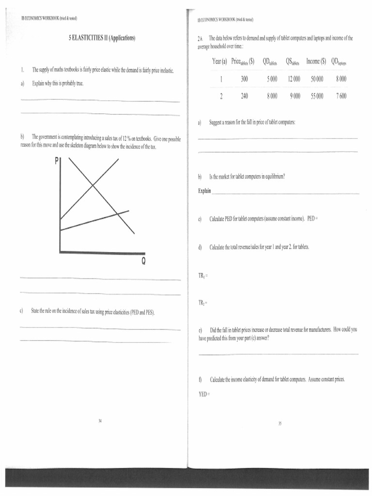 5 Elasticities 2 | PDF