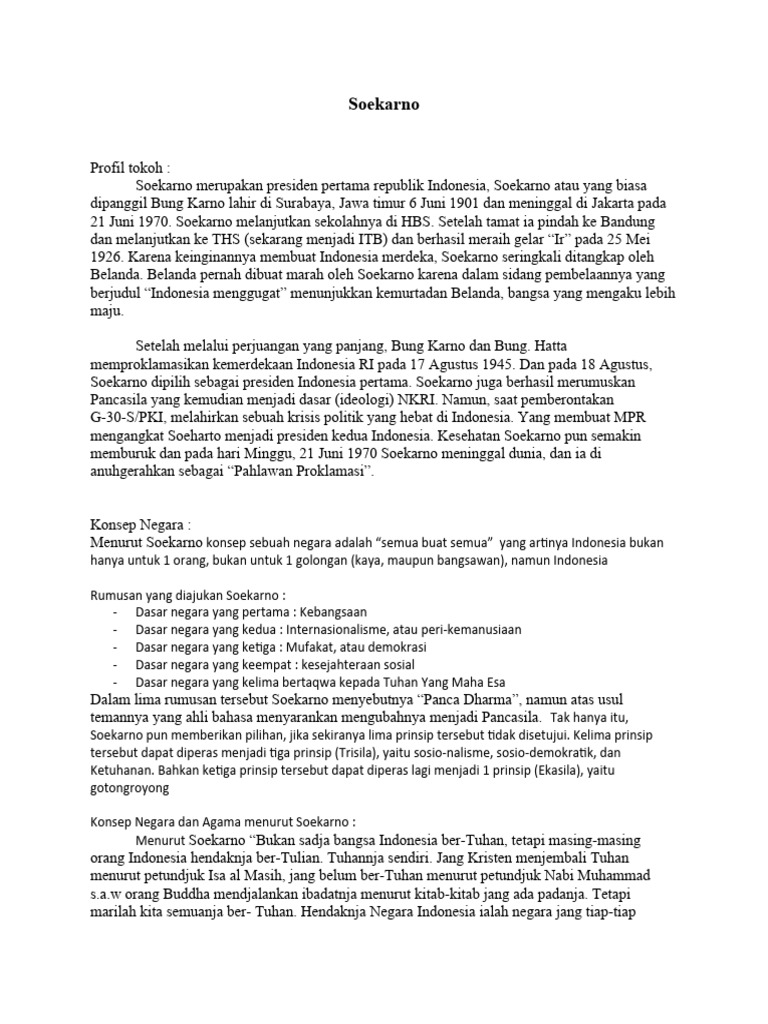 Soekarno | PDF | Sejarah