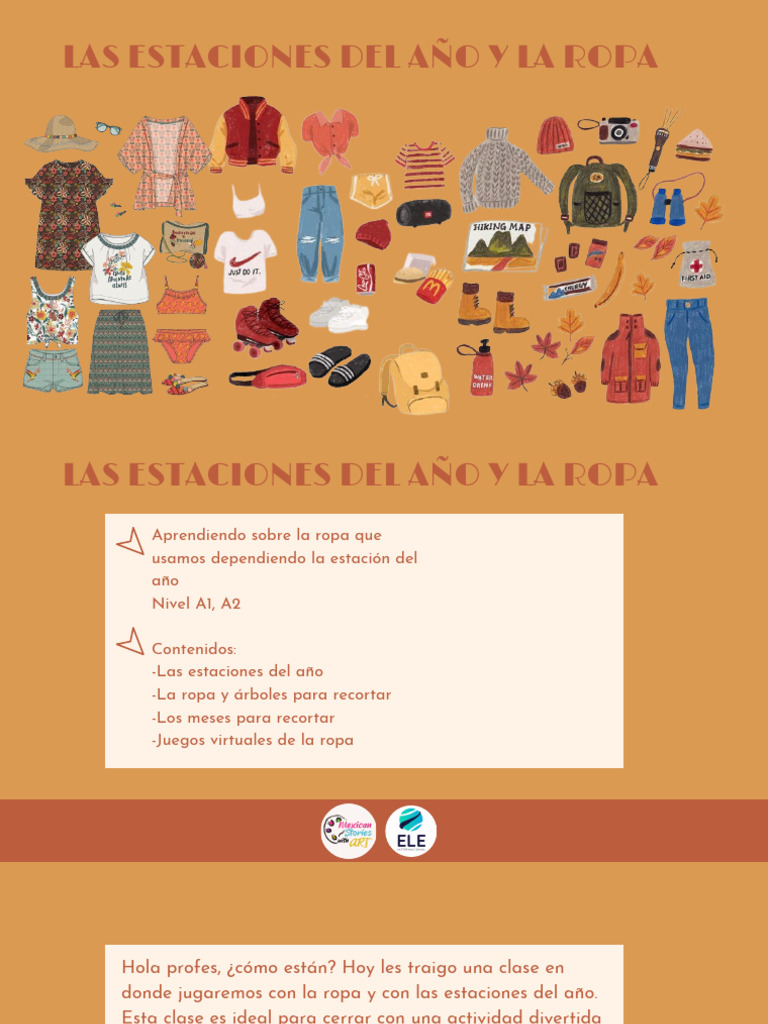 Las Estaciones Del Ano y La Ropa | PDF