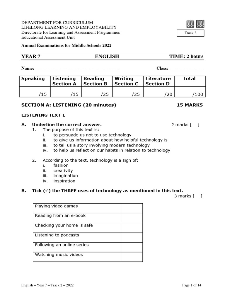 English Yr07 tr2 2022 3 | PDF | Poetry