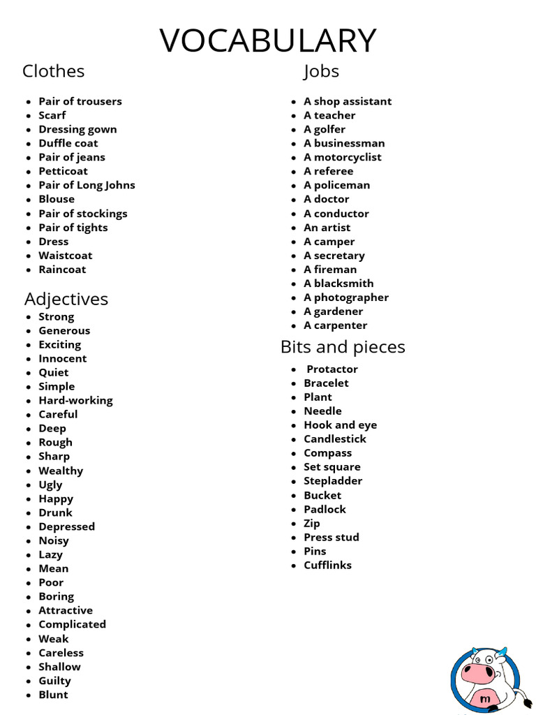 VOCABULARY | Download Free PDF | Artificial Intelligence | Intelligence ...
