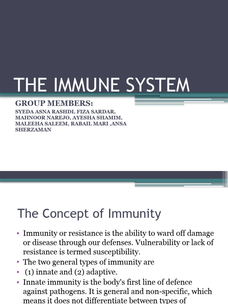 The Immune System | PDF | Immune System | Antigen