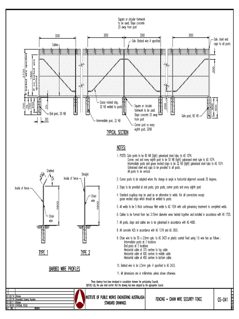 Standard-Drawing-Wire Fence-041 | PDF