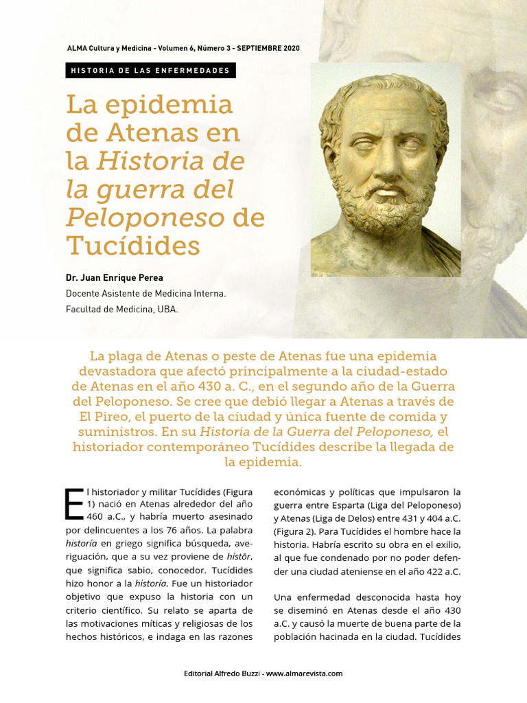 La Epidemia de Atenas en La Historia de La Guerra Del Peloponeso de ...