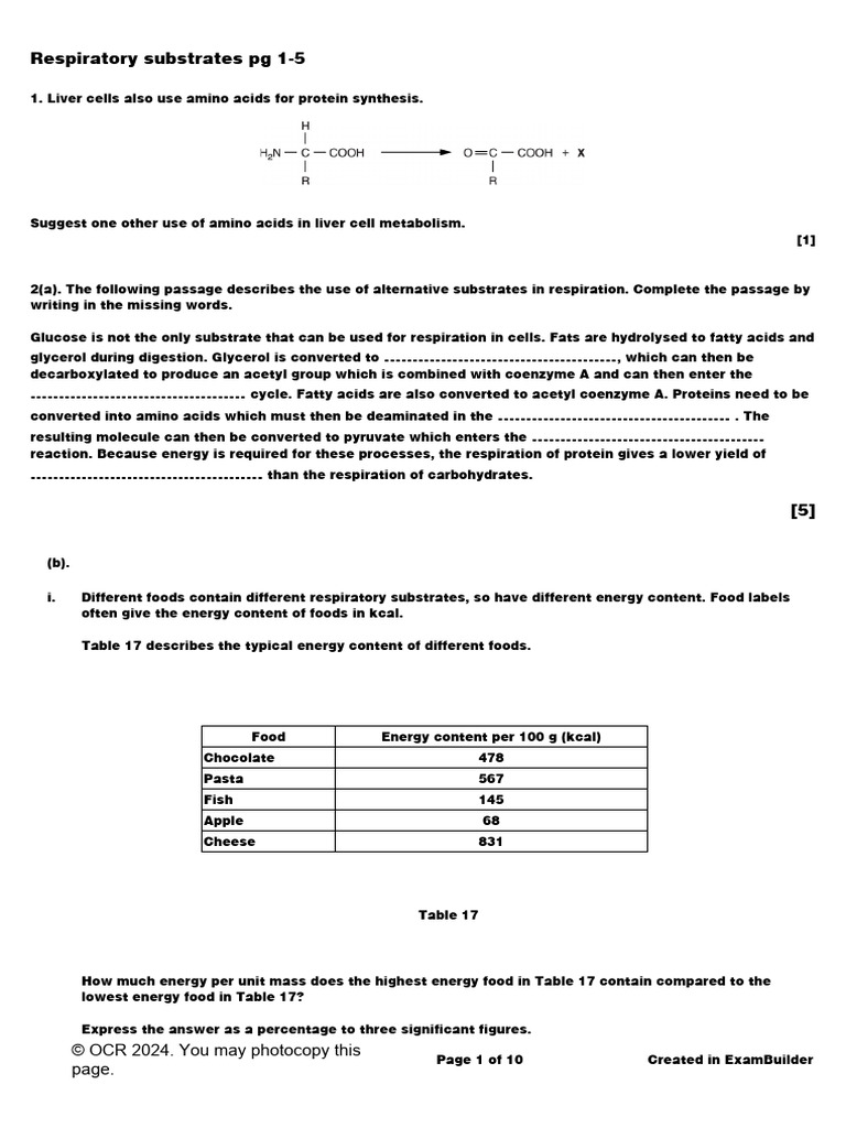 (ZS) Respiratory Substrates | PDF