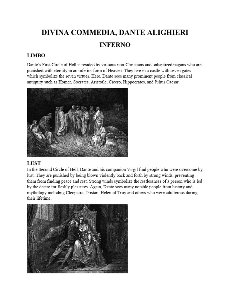 Divina Commedia | PDF | Inferno (Dante) | Religious Belief And Doctrine