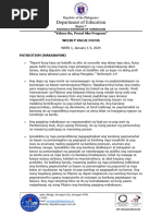 Value Focus of The Week For The Entire 52 Weeks of The Year 2 | PDF