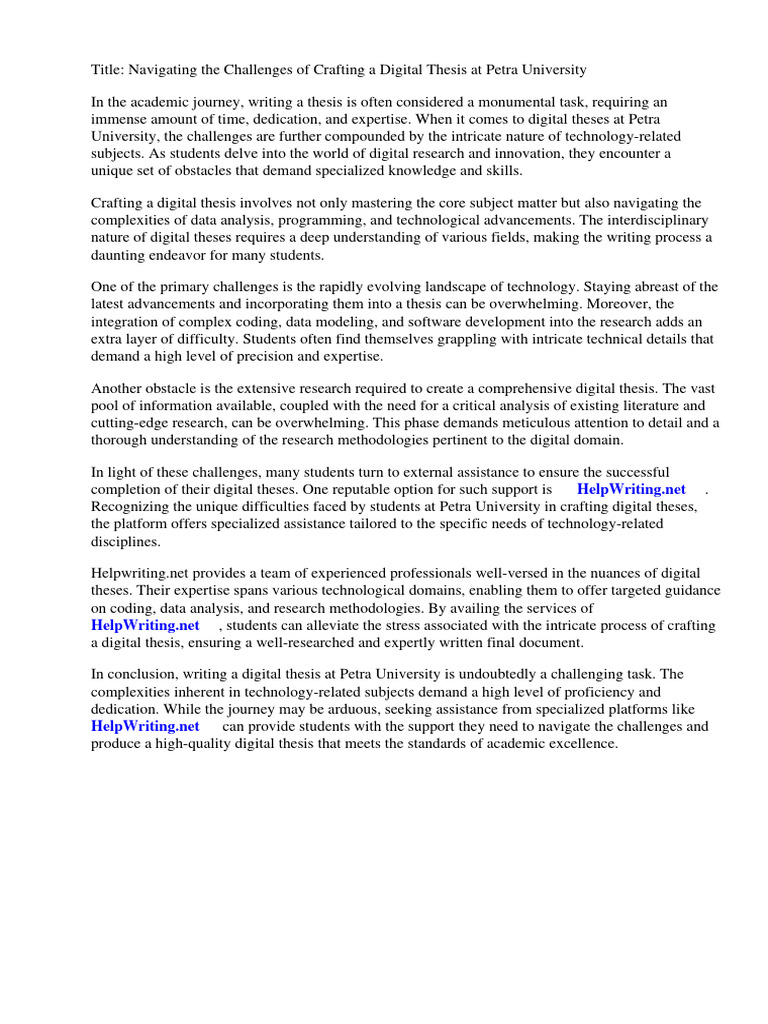 Digital Thesis Petra University | PDF | Thesis | Doctor Of Philosophy