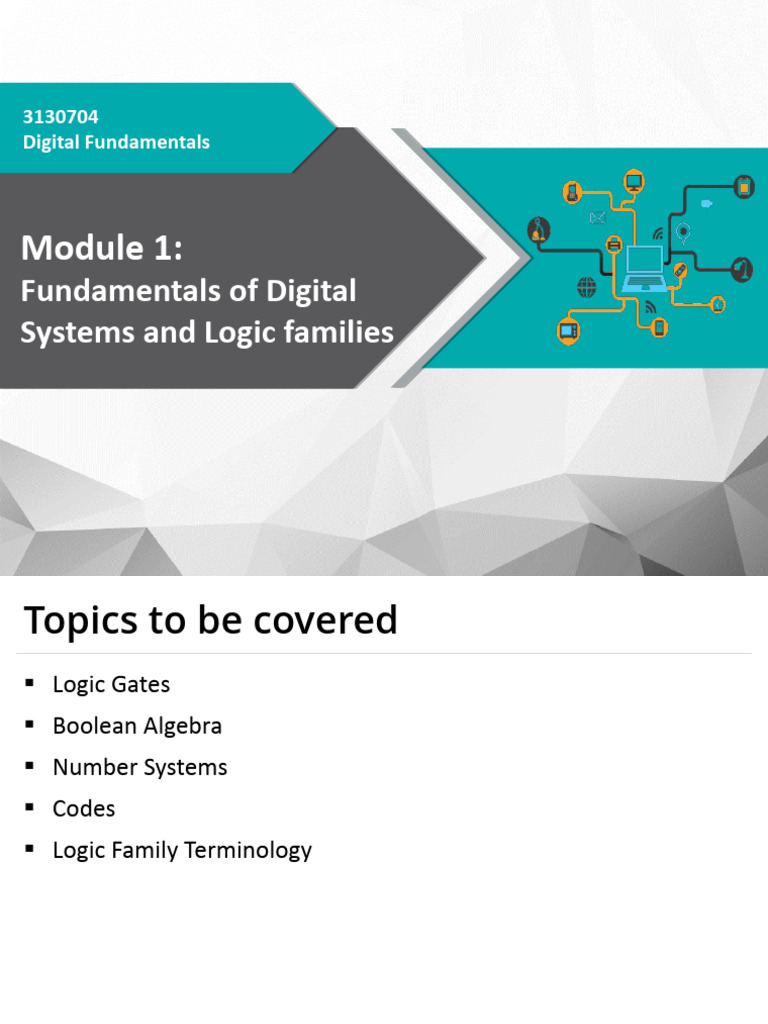 DF GTU Study Material Presentations Unit-1 | PDF | Subtraction | Logic Gate