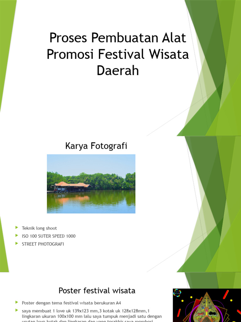 Proses Pembuatan Alat Promosi Festival Wisata Daerah1 | PDF | Griya & Taman