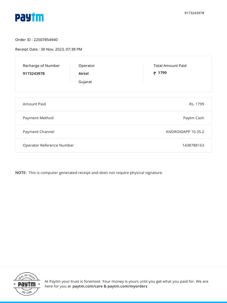 invoice_17800539896 | PDF | Invoice | Receipt