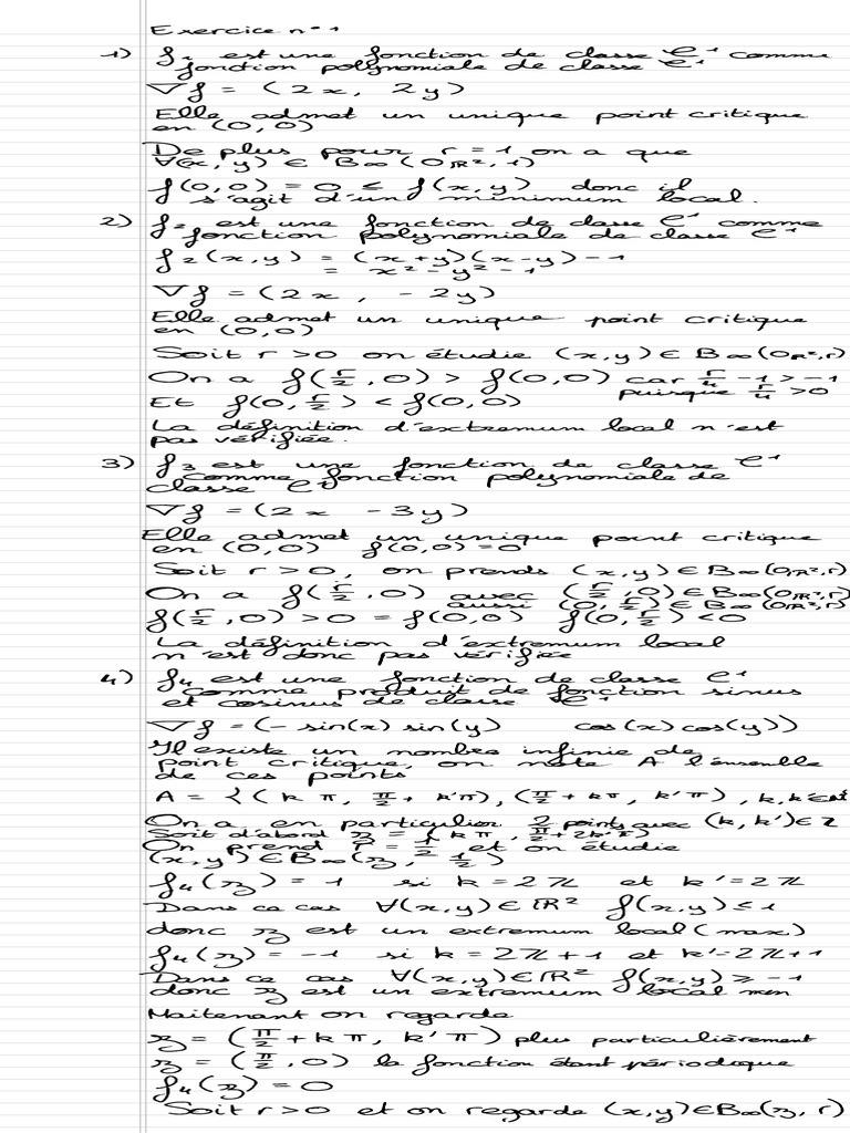 TD5 Recherche Dextremum | PDF