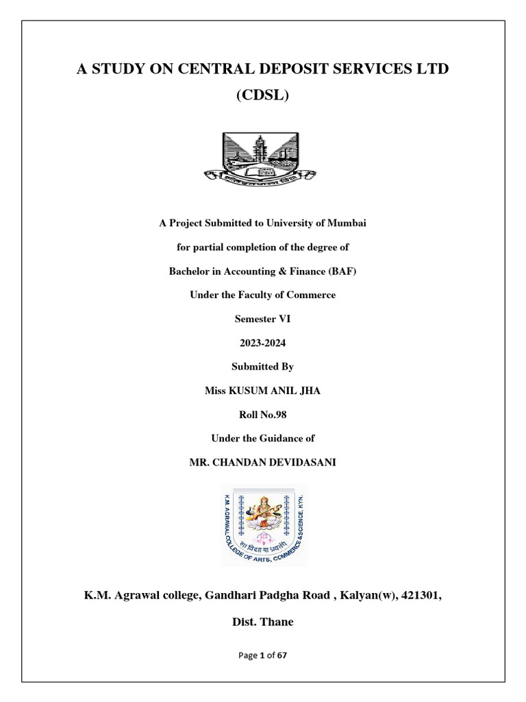 Anjali 2 | PDF | Securities (Finance) | Capital Market