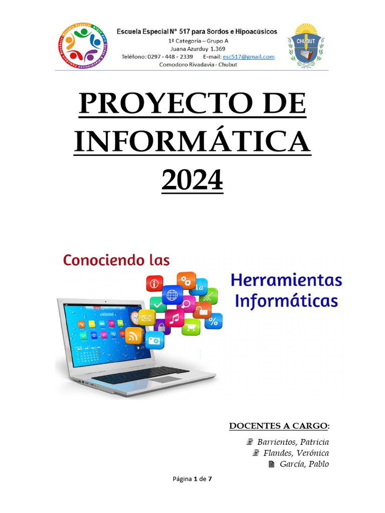 2024 Proyecto de Informática | PDF