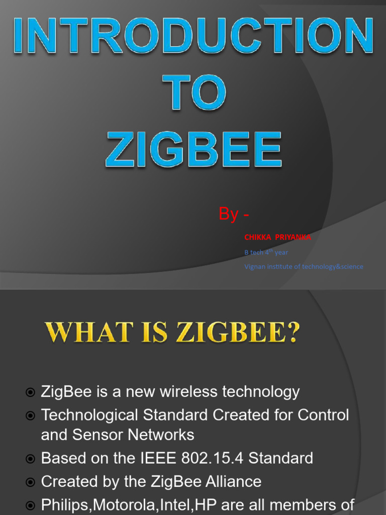 Zigbee Technology | PDF | Computer Network | Computer Networking