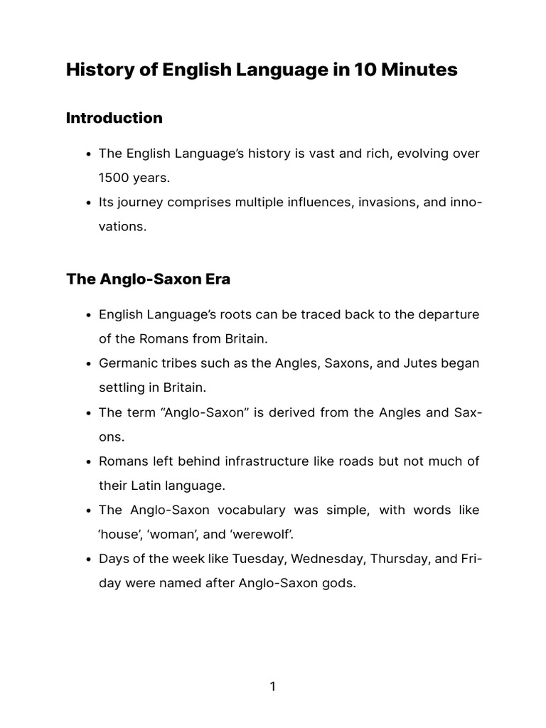 English History | PDF | English Language | England